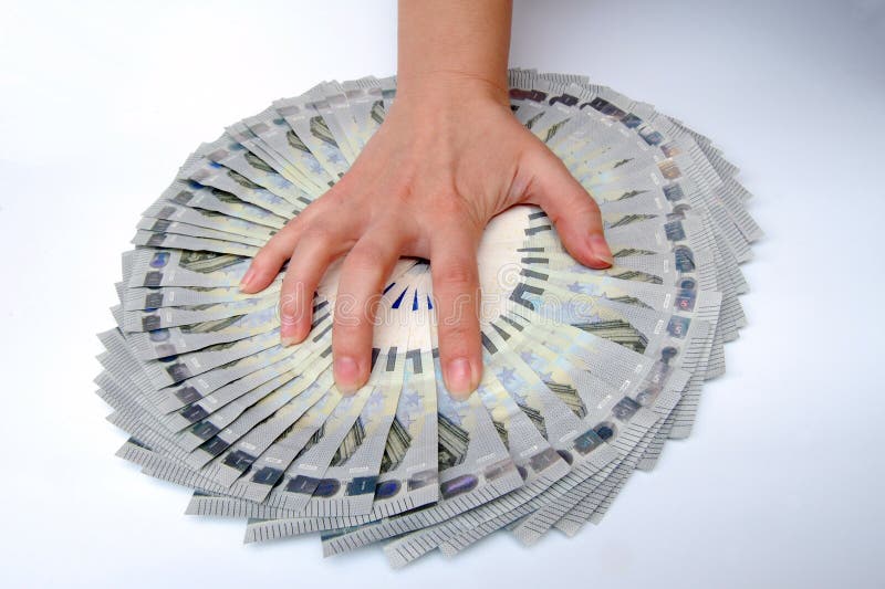 Grab money stock image. Image of richness, hand, paper - 39404005
