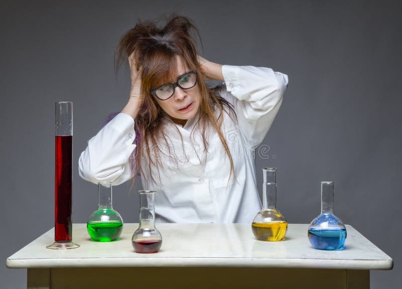 Grabbing Head Messy Scientist Lab Stock Photos - Free & Royalty-Free ...
