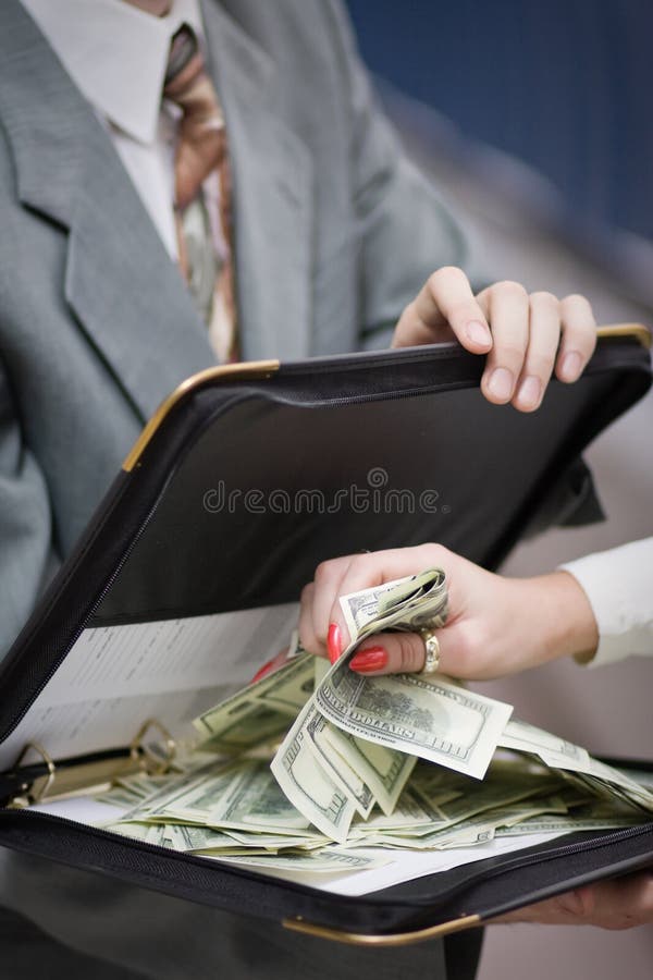Grabbing money stock image. Image of holding, folder, banknotes - 9201545