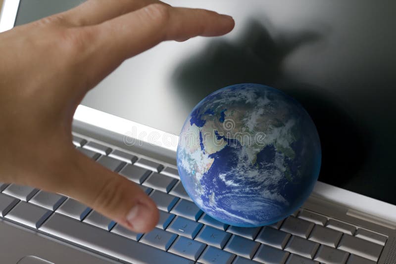 Hand grab world stock image. Image of land, planet, save - 19592601