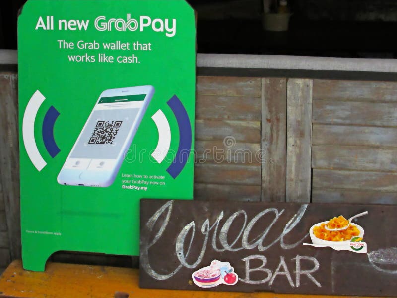 GrabPay Advertising Board editorial image. Image of street - 126298920