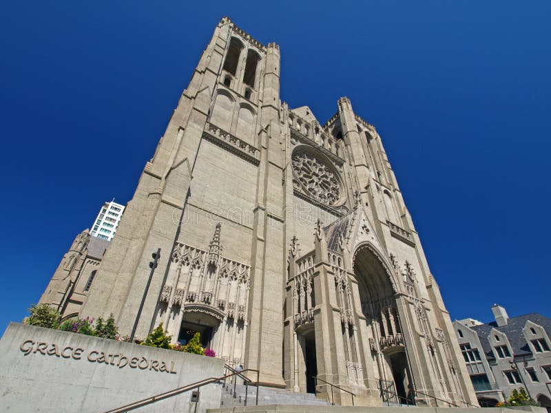 Grace Cathedral stock photo. Image of ancient, historical - 10890464