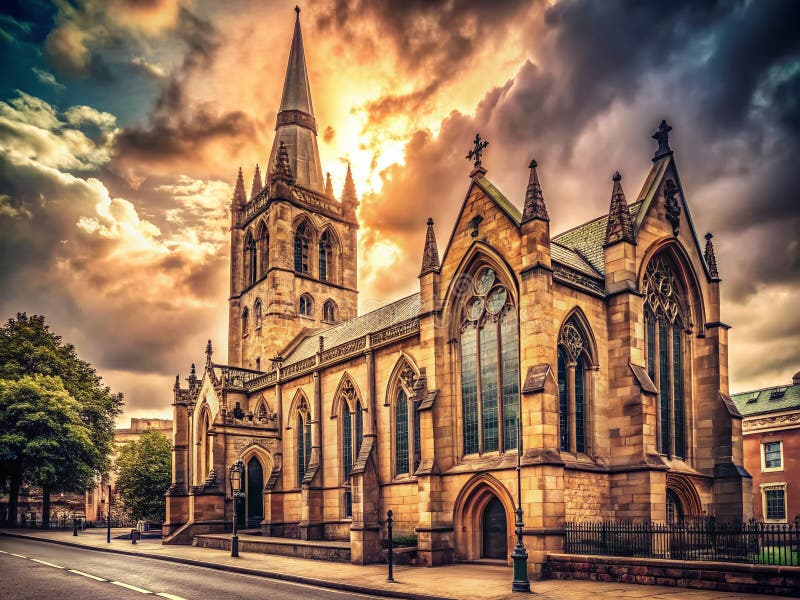 Grace Church and Nottingham Castle Boulevard a Glimpse into Nottinghams ...