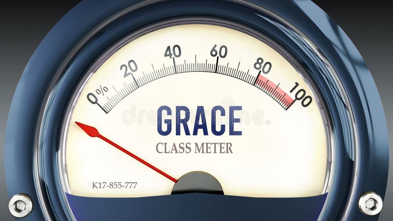 Grace and Class Meter that Hits less Than Zero, Very Low Level of Grace ...
