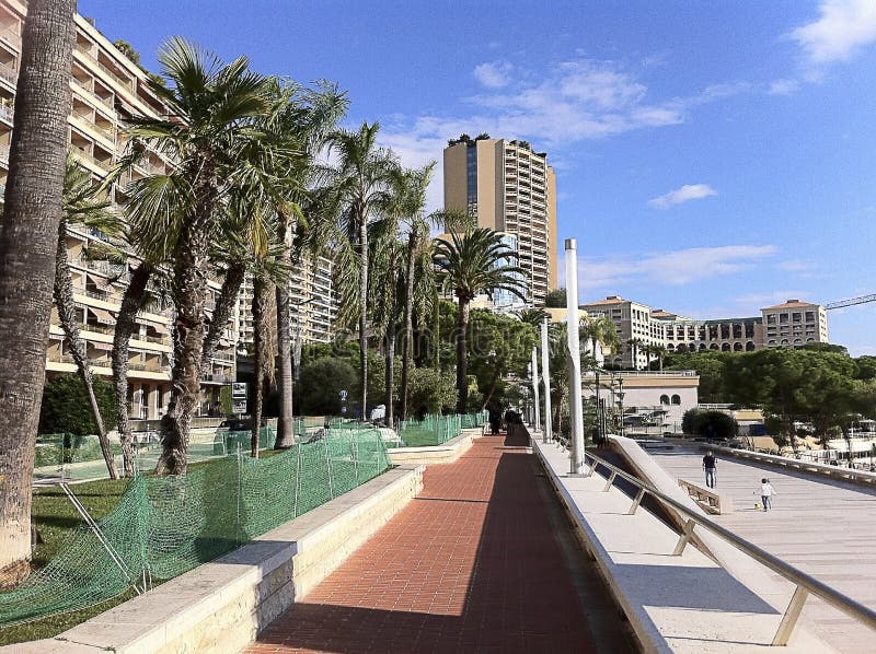 Grace Kelly-Allee in Monte Car Redaktionelles Foto - Bild von palme ...