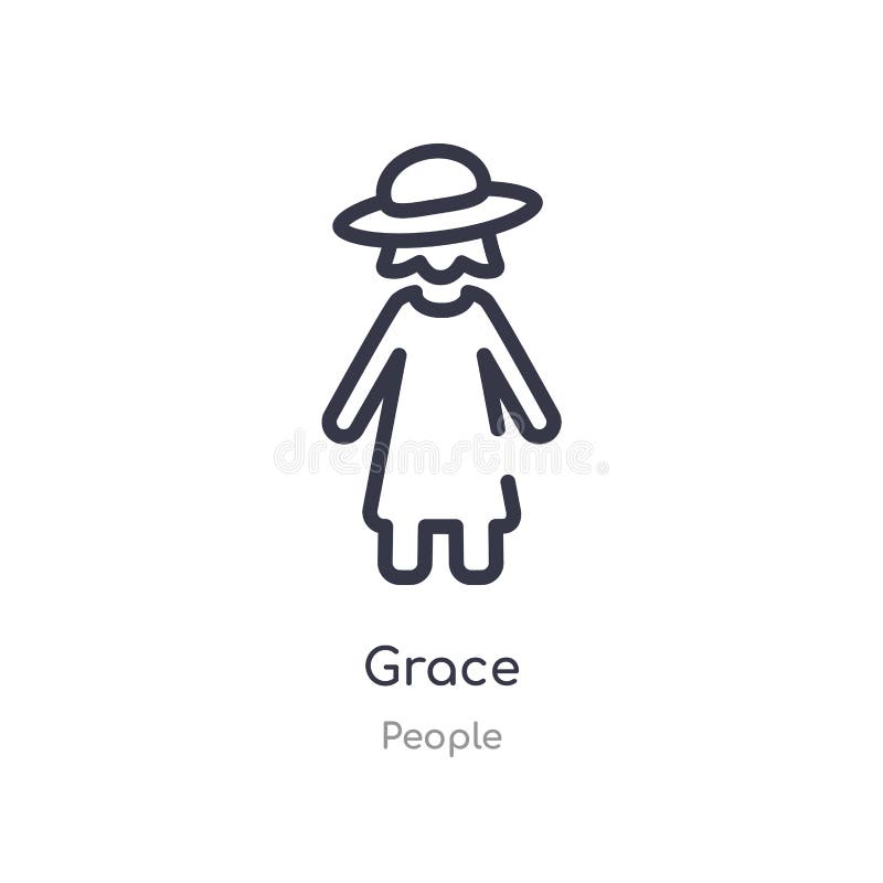 Grace Icon In Filled, Thin Line, Outline And Stroke Style. Vector ...