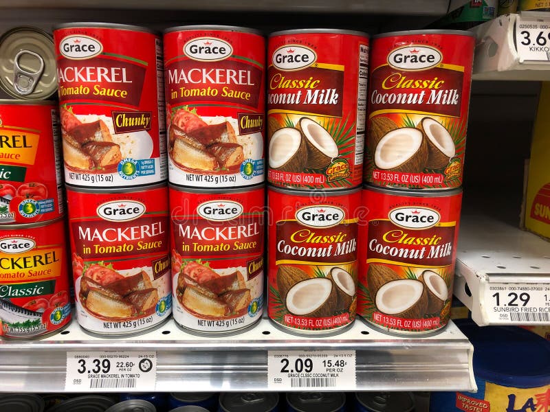 Grace Products for Sale at a Grocery Store Editorial Photo - Image of ...