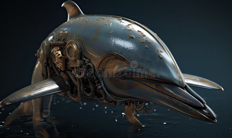 With Grace and Strength, the Anthropomorphic Dolphin Emerges Donning ...