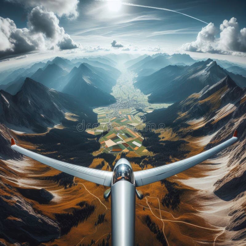 The Grace and Tranquillity of Soaring in the Skies, As Seen from Tail ...