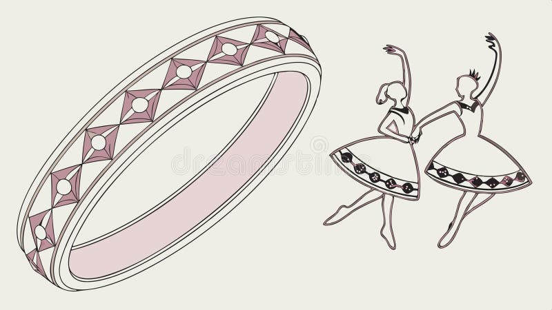 Graceful Ballet Dancers Performing Classical Dance Elegant Art Vector Design Generative AI Stock ...