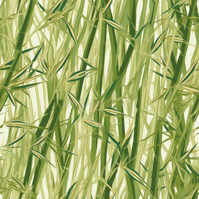 Graceful Bamboo Pattern: Elegance and Tranquility in Japanese-Inspired ...