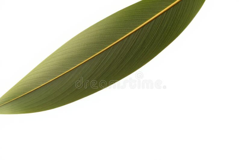 Graceful Coconut Leaf Blade Stock Illustration - Illustration of ...
