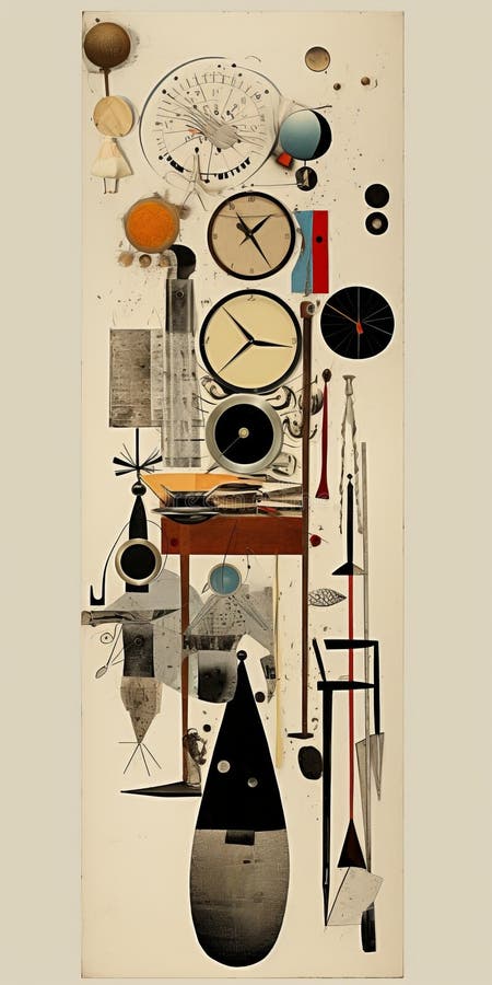 Graceful Collage: American Mid-century Clock Assemblages Inspired by ...