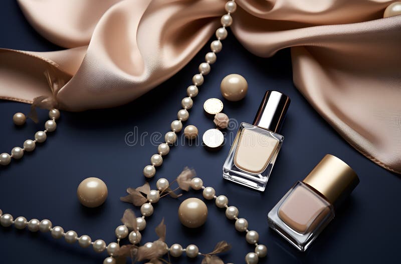 Graceful Composition: Light Pink and Beige Tones Enhance Beauty ...