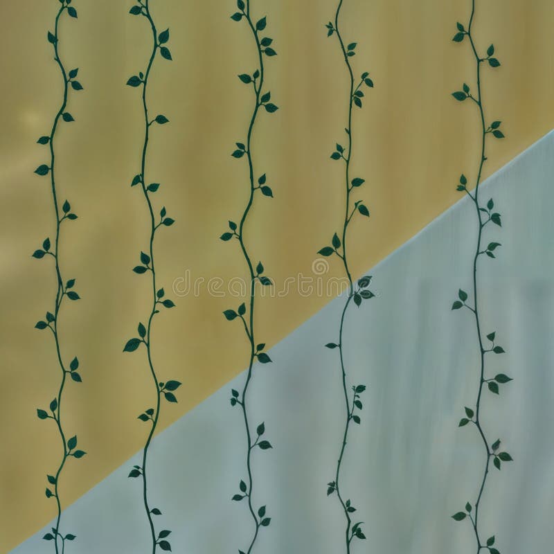 Graceful Curling Vines Silhouettes on Soft Gradient Background for ...