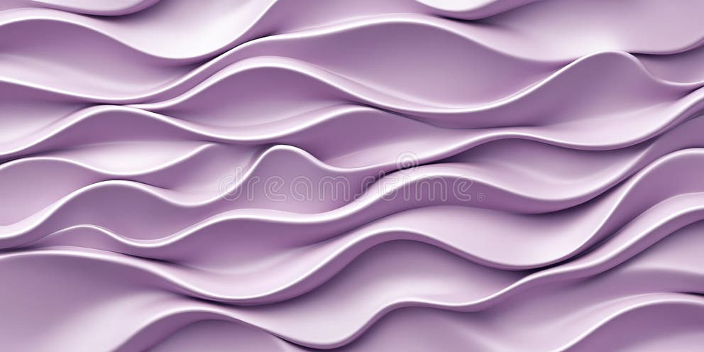 Graceful Flow Seamless, 3D, Lilac Wave Texture Pattern for Background ...
