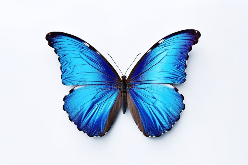 Graceful Flutter: Butterfly on Transparent Background. Stock ...