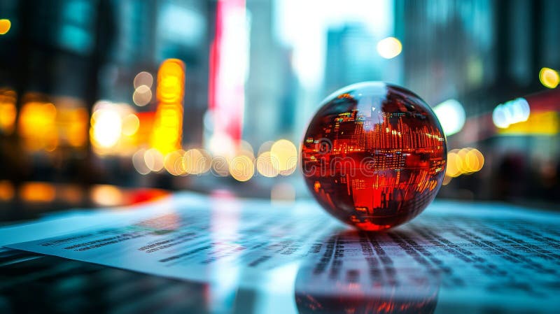 A Graceful Glass Globe Centerpiece, a Striking Complement To Any Dining ...