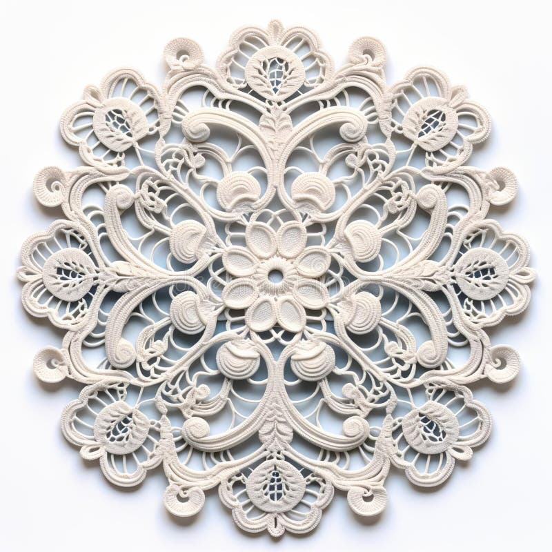 Graceful Lace: Meditative Patterns for Generality Stock Illustration ...
