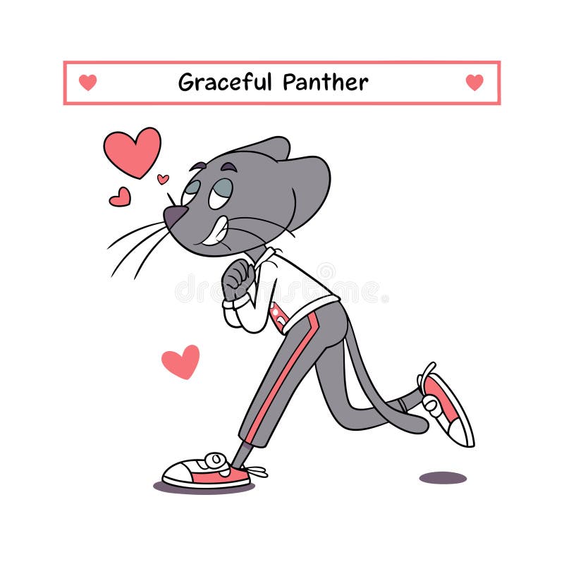Graceful Panthers Skill Learning Journey Stock Image - Illustration of ...