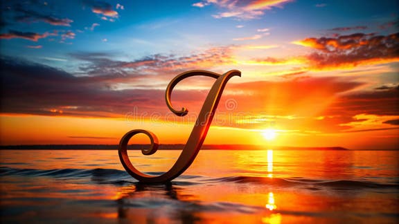 Graceful Script J Monogram Silhouette a Sophisticated Design Element ...