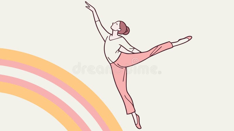 Graceful Ballerina Dancer Abstract Art Vector, Vector Design Generative ...