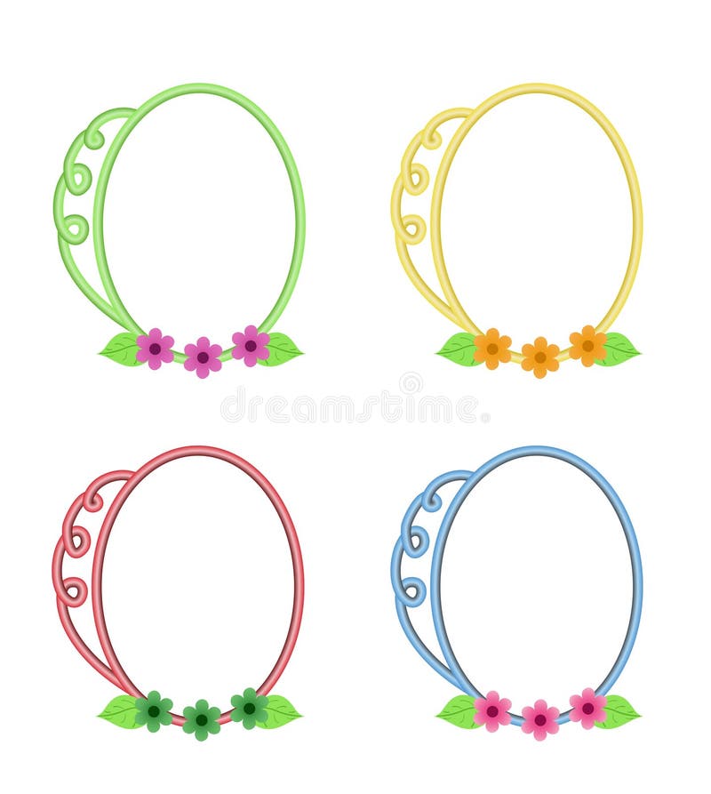 Graceful vignette frames stock vector. Illustration of yellow - 219803225