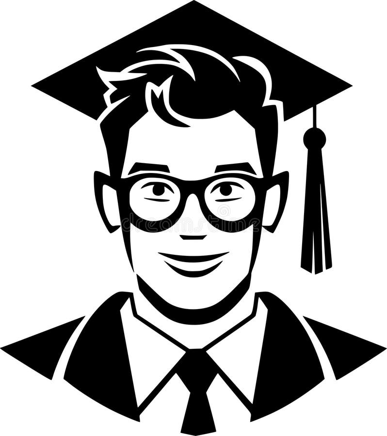 Grad - Minimalist and Simple Silhouette - Vector Illustration Stock ...