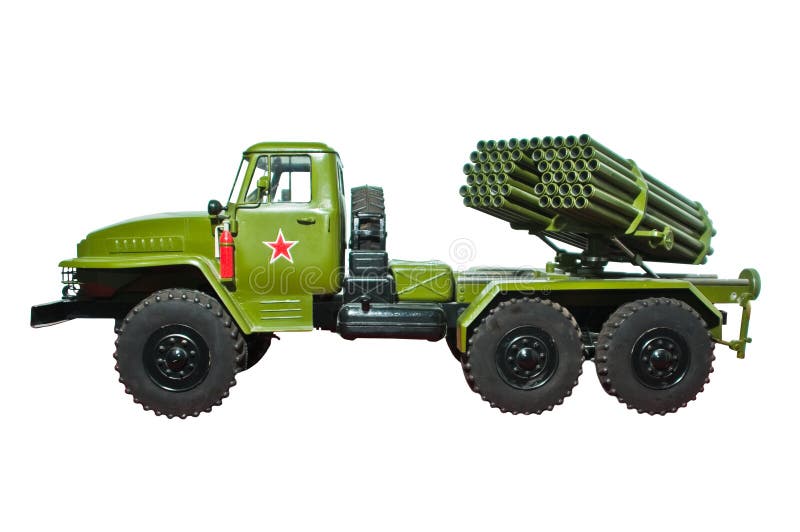 Grad Mobile Rocket Launcher Stock Image - Image of missile, rocket ...