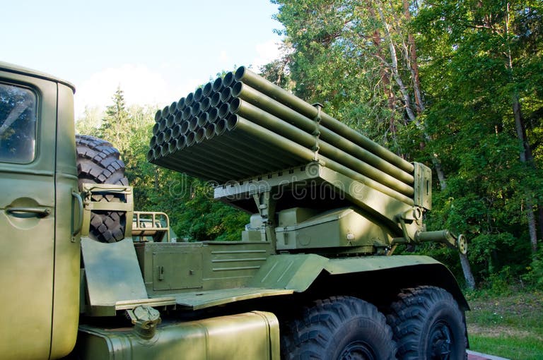 Grad-1 Multiple Rocket Launcher System. Editorial Stock Photo - Image ...