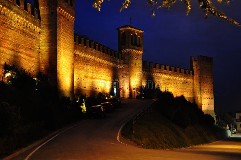 Gradara Castle, a Medieval Fortress Located in the Town of Gradara ...