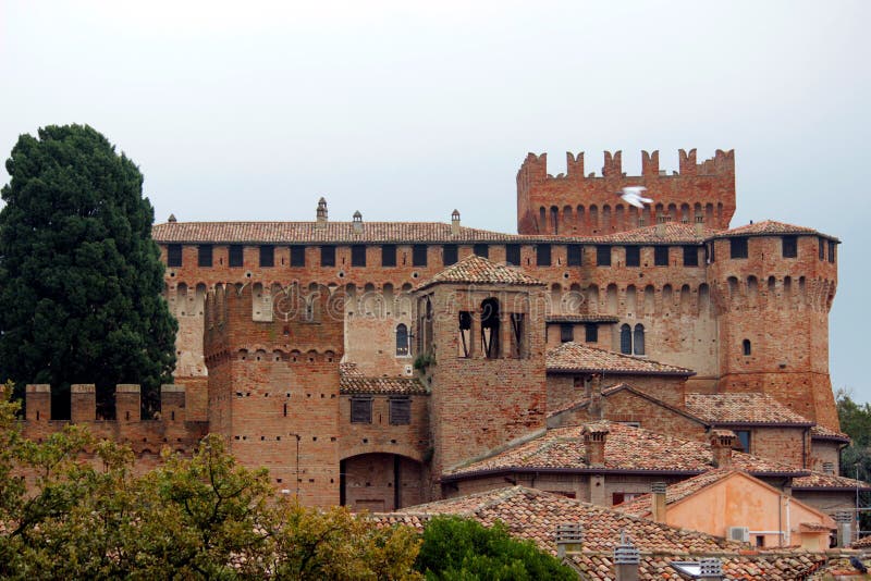 Gradara castle stock image. Image of castle, romagna - 47742713