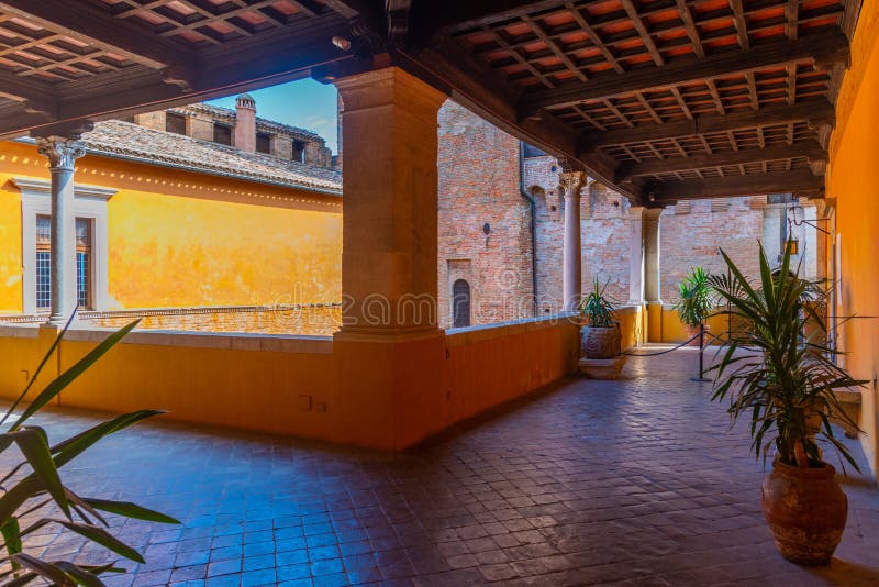 Gradara, Italy, September 30, 2021: Chamber Inside of the Castel ...
