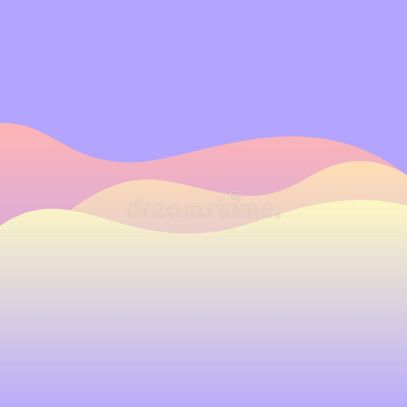 Gradation Color Background with Hill Hill Theme Stock Vector ...