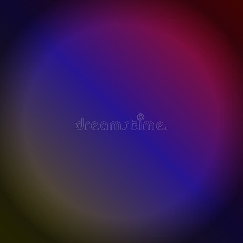 Gradation of Red Blue Yellow with a Black Circle Stock Illustration ...