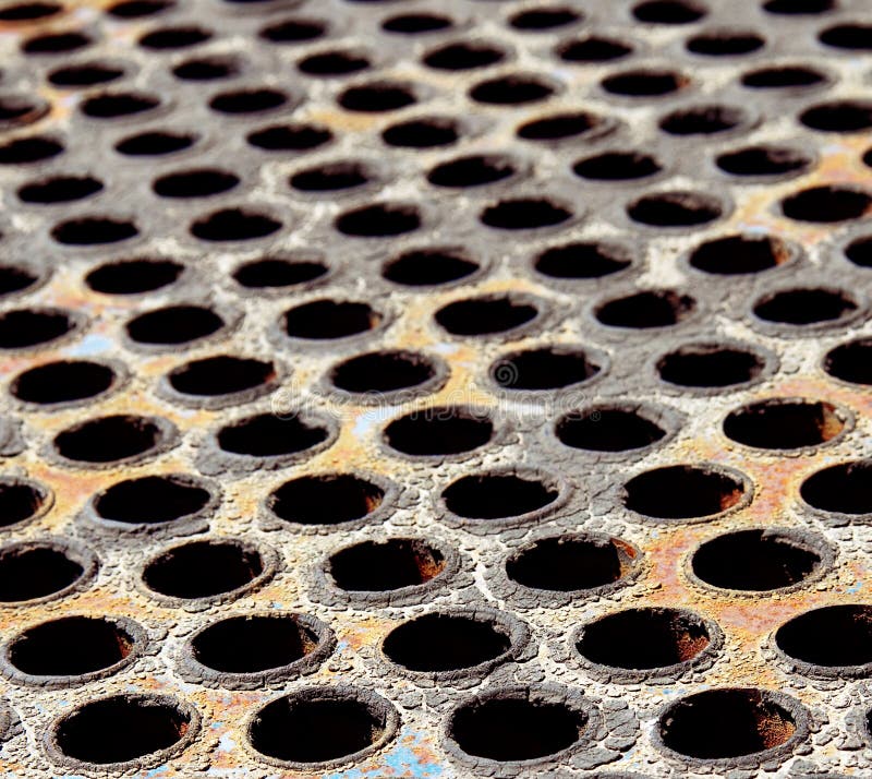 Metal a grade imagem de stock. Imagem de furo, cerca - 12715631