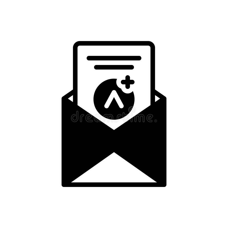 Black Solid Icon for Grade, Category and Degree Stock Illustration ...