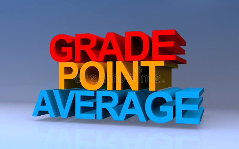 Grade Point Average on Blue Stock Image - Image of marks, education ...