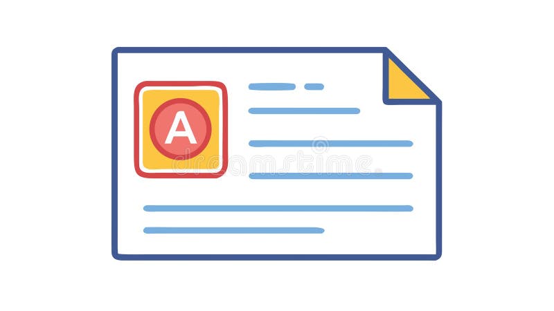 Graded Document Icon: Academic Report & High Achievement for Students ...