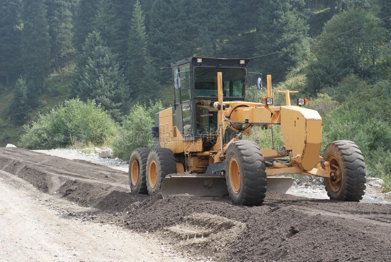 Grader stock image. Image of industrial, layer, machinery - 1809675
