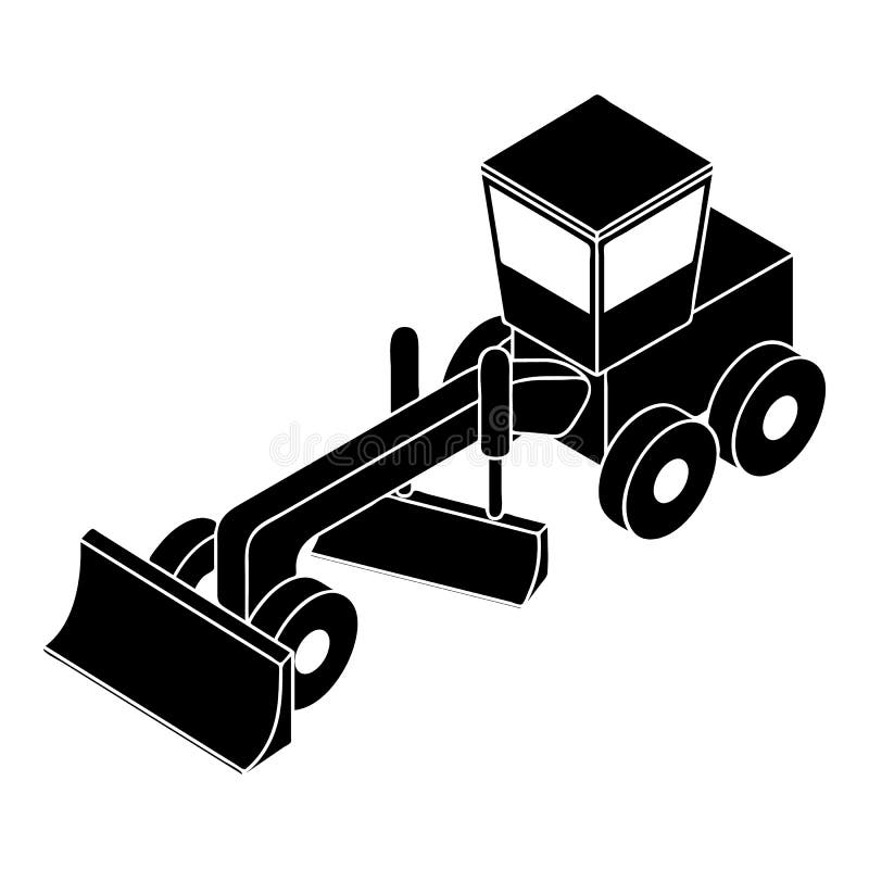 Motor Grader Icon Stock Illustrations – 207 Motor Grader Icon Stock ...