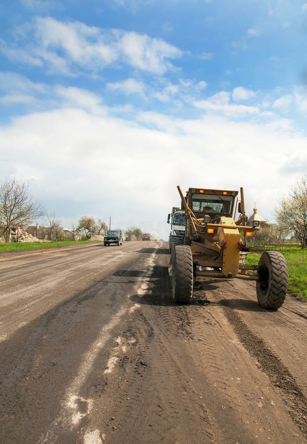 Grader stock image. Image of grader, large, grading, hardware - 70089075