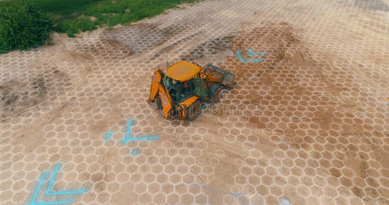 The Concept of a Smart Grader. a Smart Construction Site. the Grader ...