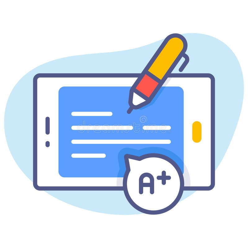 Grades, Learning, Modern Concepts Flat Design, Premium Quality Vector ...