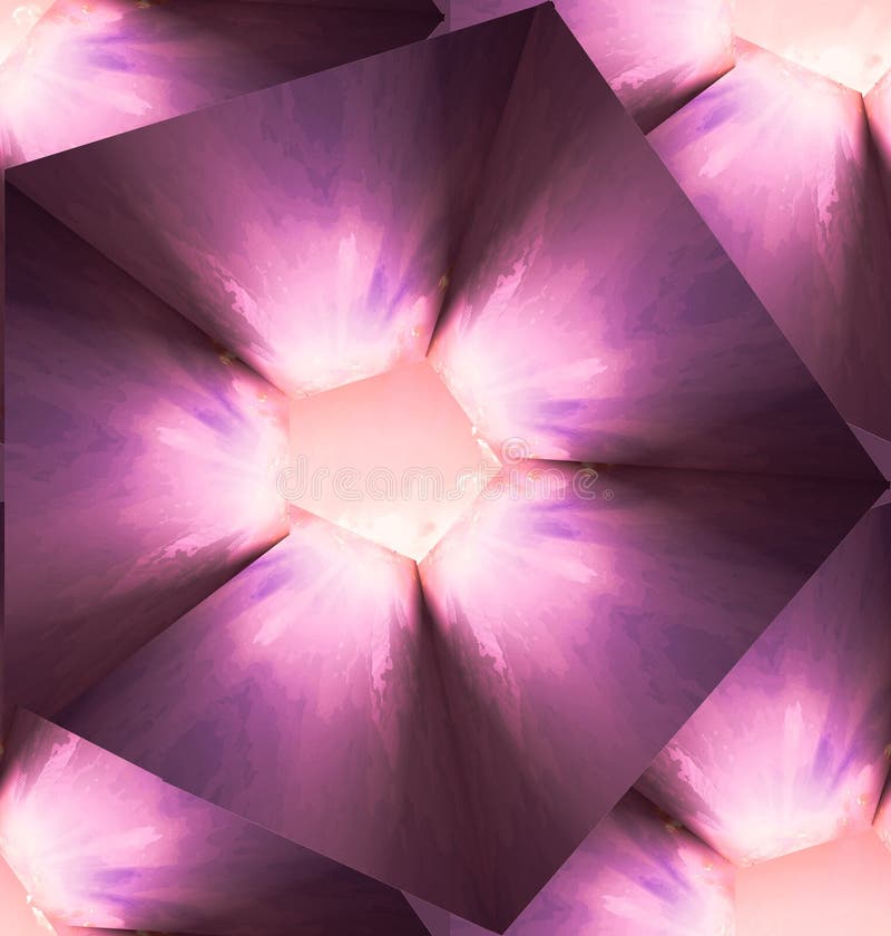 Gradiant Light Flower Effect Seamless Pattern Stock Illustration ...