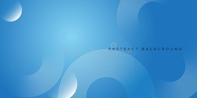 Gradient Abstract Background With Circular Line Patterns Vector Illustration Stock Vector