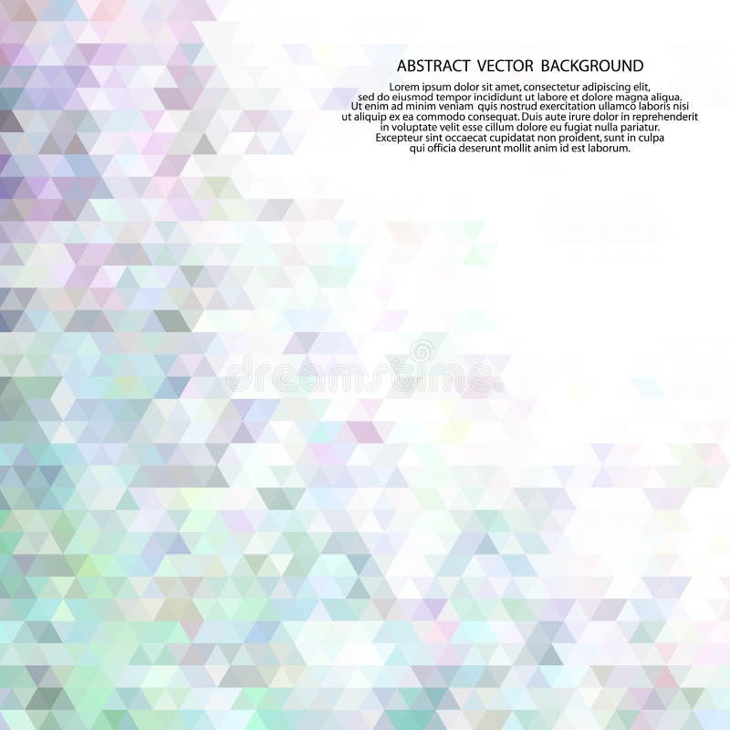 Abstract Low Poly Triangular Modern Geometrical Background. Colorful ...