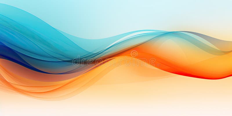 Gradient Abstract Made with Light Orange and Light Blue. Abstract ...