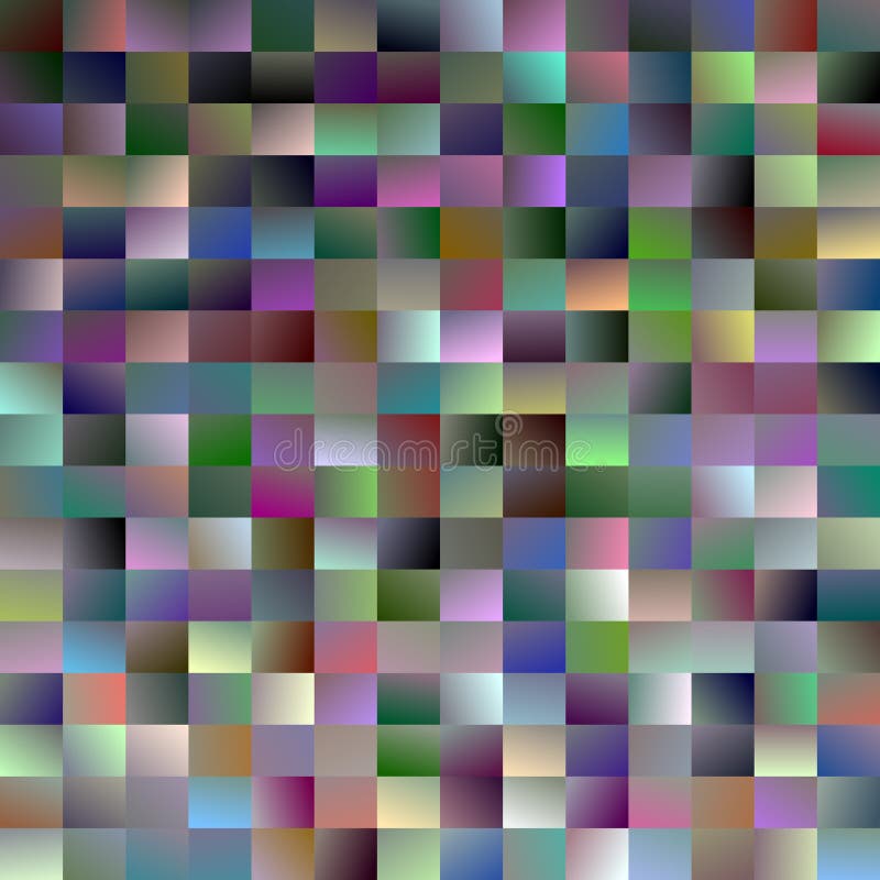 Gradient Rectangle Background Modern Mosaic Vector Design From Multicolored Rectangles Stock