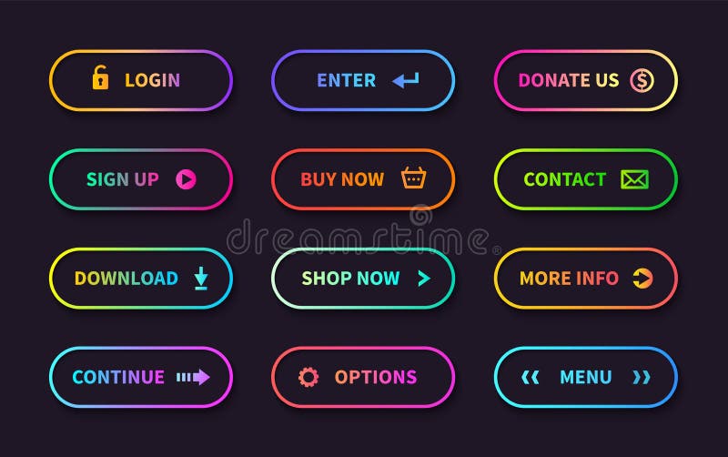 Buttons Vector Web Stock Illustrations – 131,363 Buttons Vector Web Stock Illustrations, Vectors ...